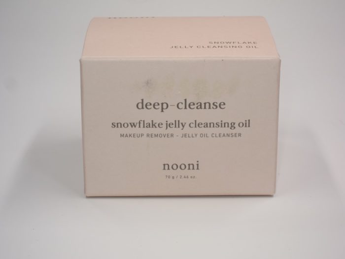 Nooni Snowflake Jelly Cleansing Oil Review - Musings of a Muse